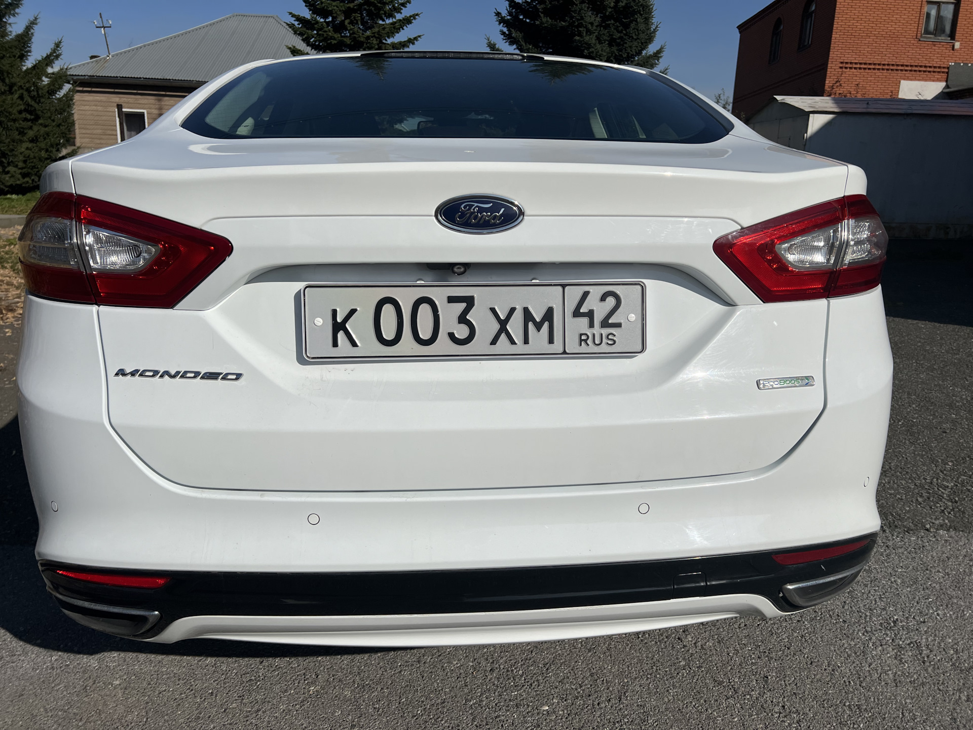 RCS plate frames for Ford Mondeo V 2.0 EcoBoost — Ford Mondeo V, 2 л ...