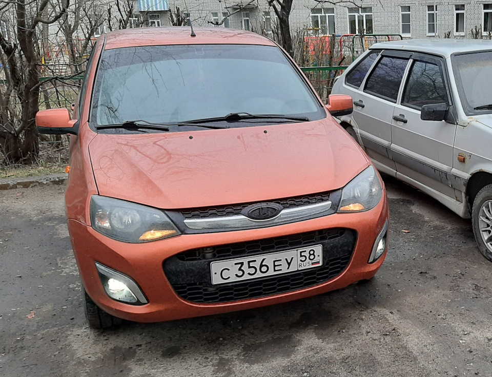 Двухрежимные противотуманные фары SALMAN — Lada Калина Хэтчбек (2G), 1 ...