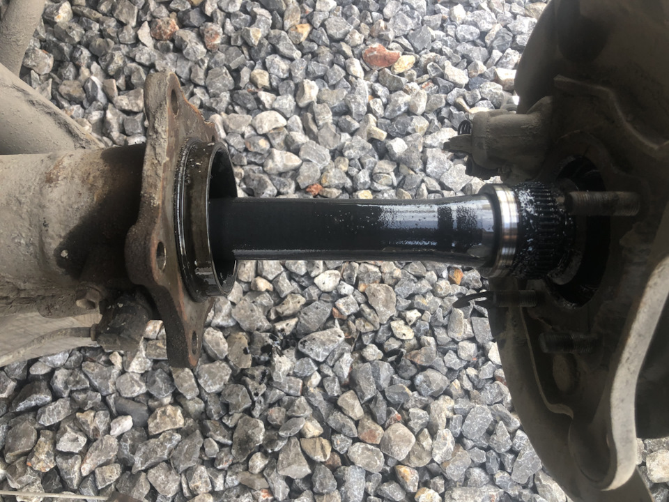 Полуось, крестовина кардана — Toyota Land Cruiser 100, 4,7 л, 2000 года ...