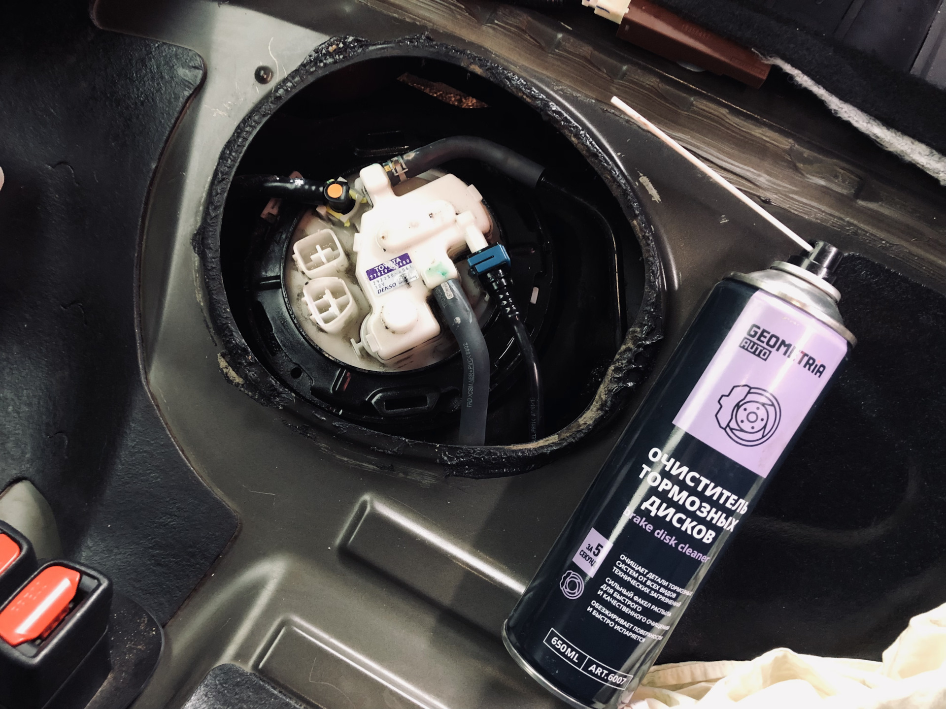 Завершение ТО — 80.000км, Замена Топливного Фильтра ! — Toyota Camry ...