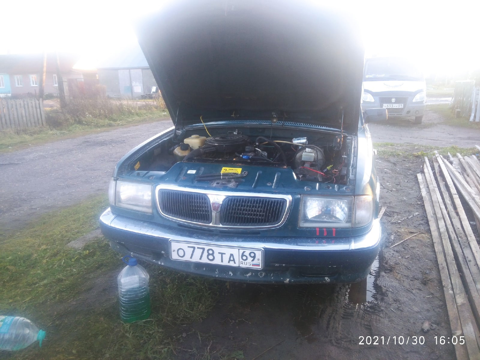 Замена ОЖ — ГАЗ 3110, 2,4 л., 2001 года | плановое ТО | DRIVE2