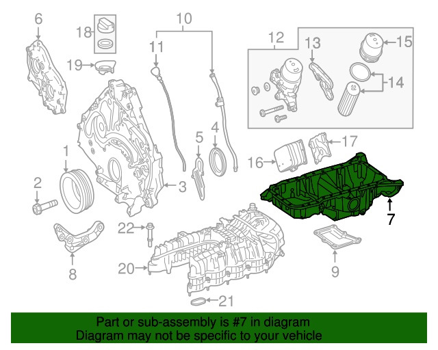 A2780106604 Поддон масляный двигателя Mercedes | Запчасти на DRIVE2
