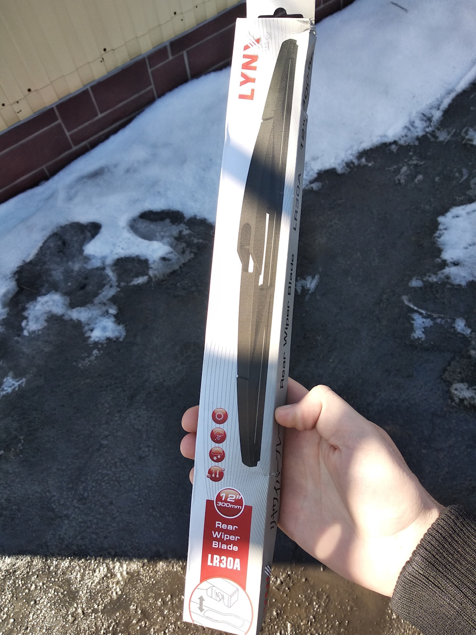 LR30A Щетка стеклоочистителя задняя, Подходит для 300мм LYNXauto ...