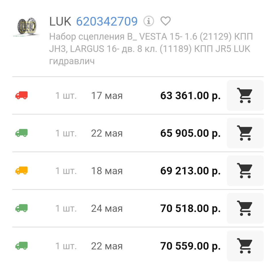 620342709 Комплект сцепления LUK | Запчасти на DRIVE2