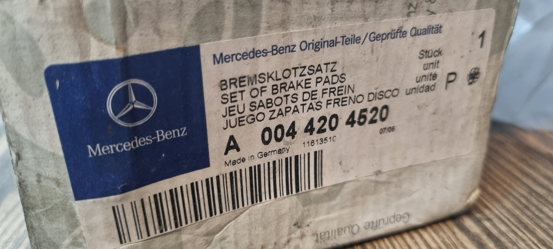 Колодки P30, 65е, black series — Mercedes-Benz CLS 55 AMG (C219), 5,4 л ...