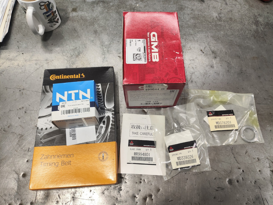 Замена ремня ГРМ — Mitsubishi Lancer IX, 1,6 л, 2005 года | визит на ...