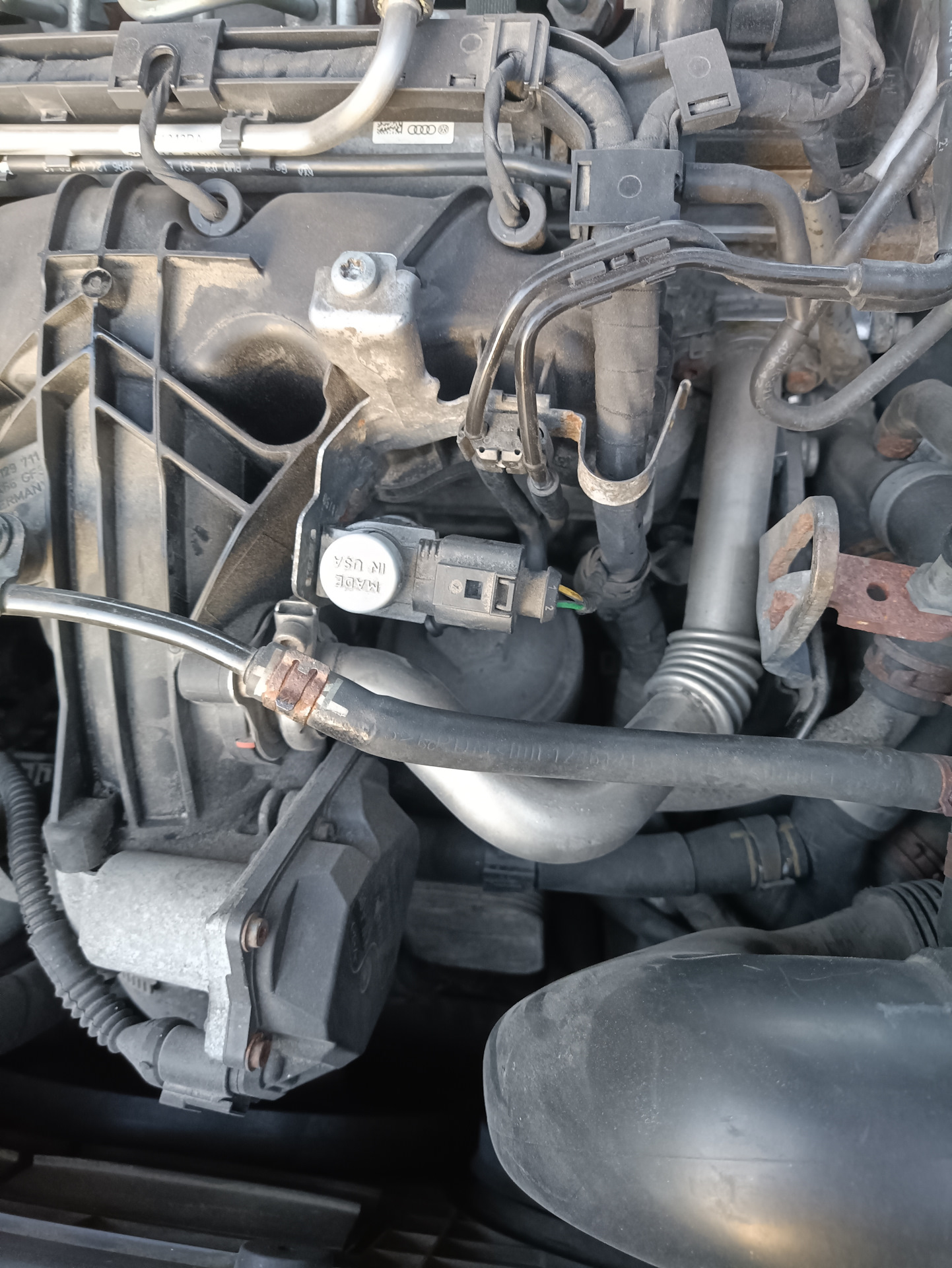Датчик егр, расход — Volkswagen Passat Alltrack (B7), 2 л, 2014 года ...