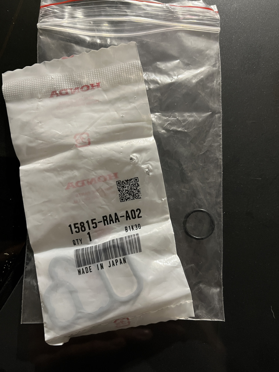 15815RAAA02 Прокладка фильтра Honda | Запчасти на DRIVE2