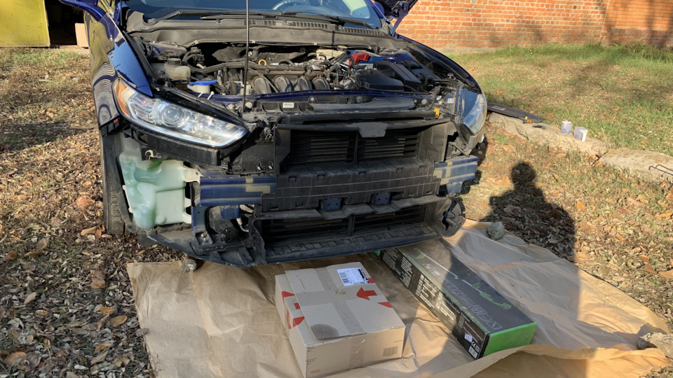 Установка ПТФ Форд фьюжн 2.5 Америка — Ford Fusion (America) (2G), 2,5 ...