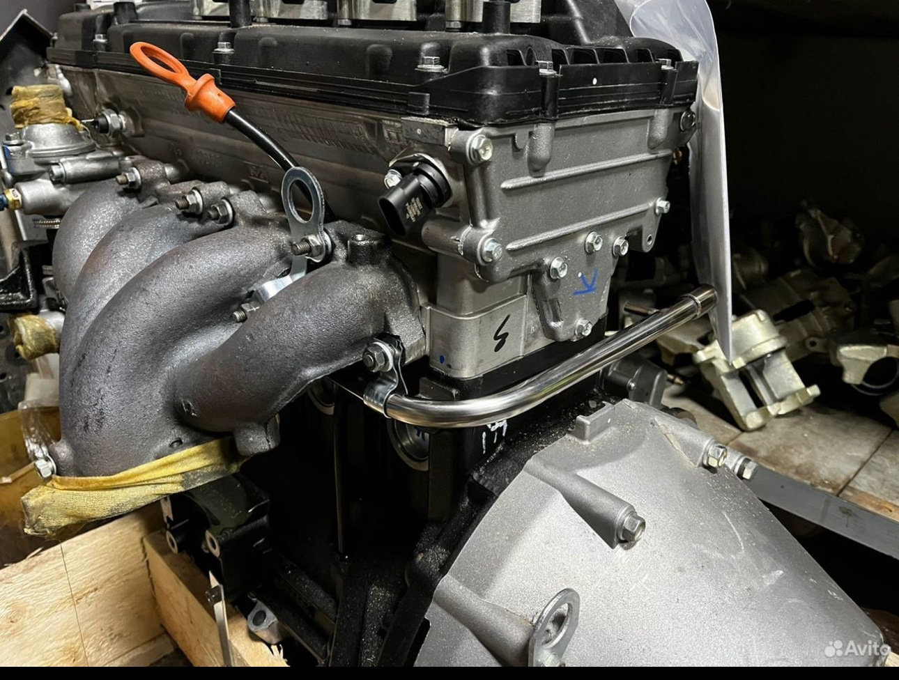 Здт опоры двигателя и трубка обводная из нержи — ГАЗ 31029, 2,3 л, 1996 ...