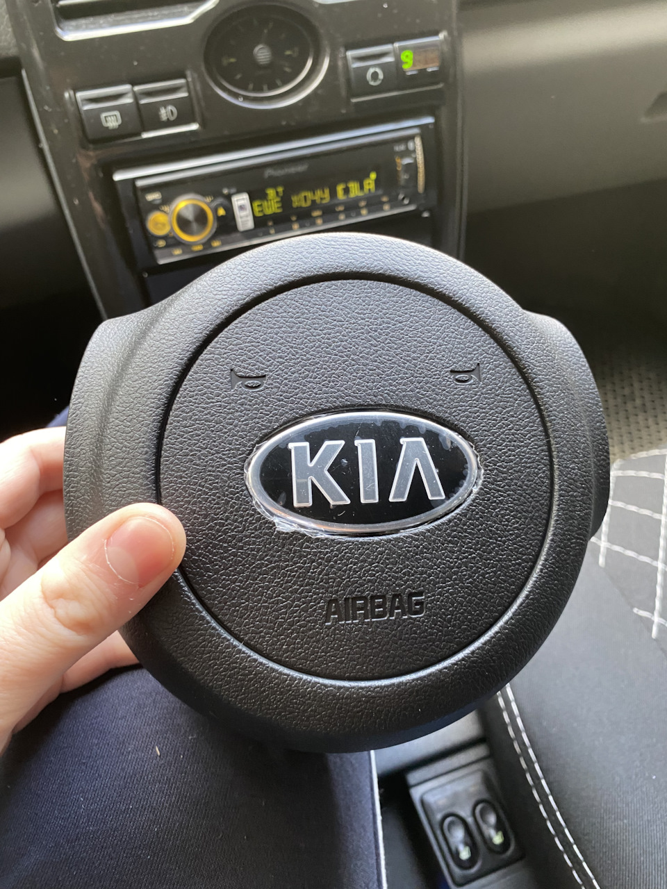 Мульти руль от Киа Рио 4 в Приору — Lada Приора седан, 1,6 л, 2009 года ...