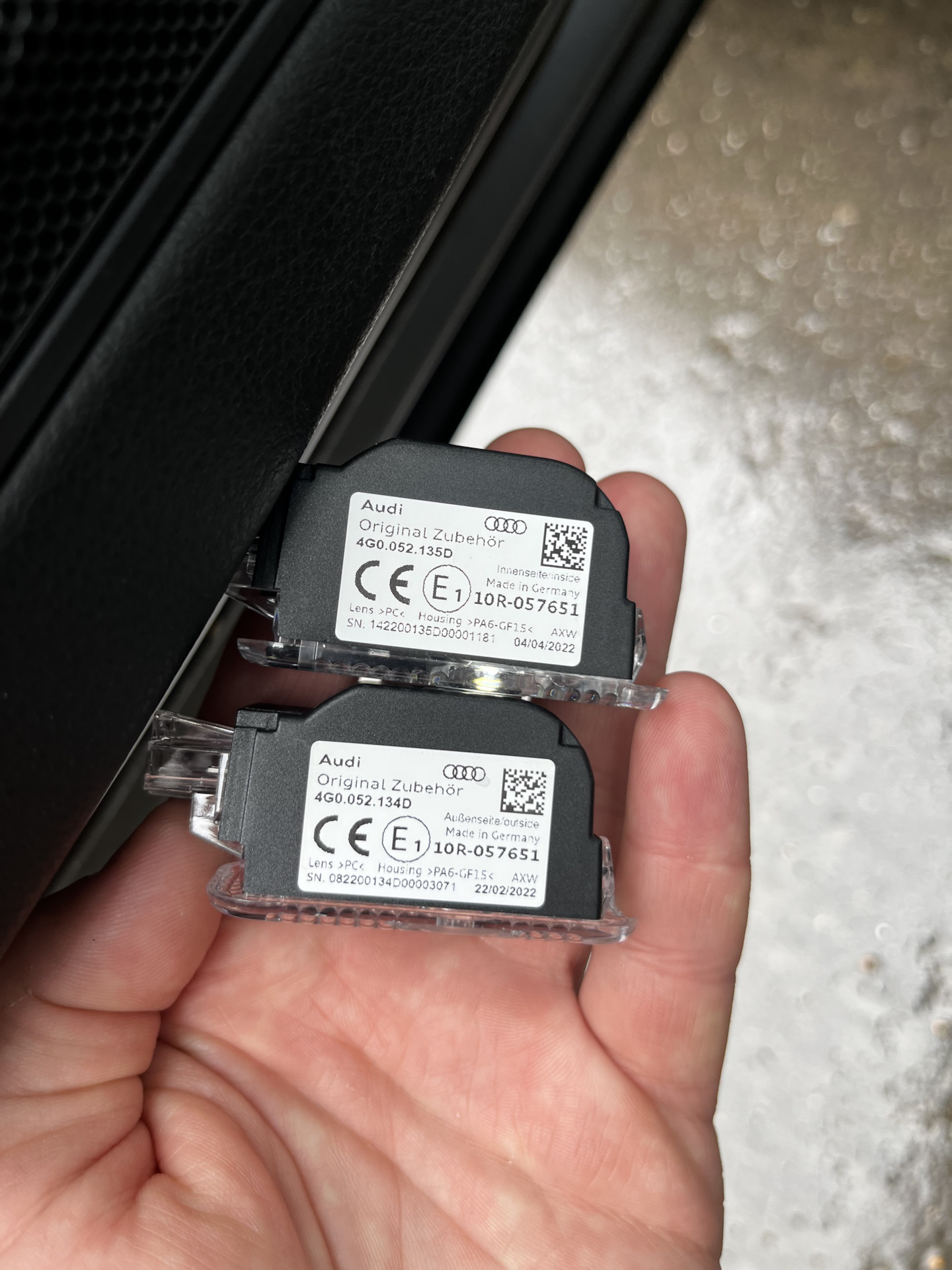 Установка проекции Audi в двери. — Audi A6 (C7), 2 л, 2014 года | тюнинг | DRIVE2