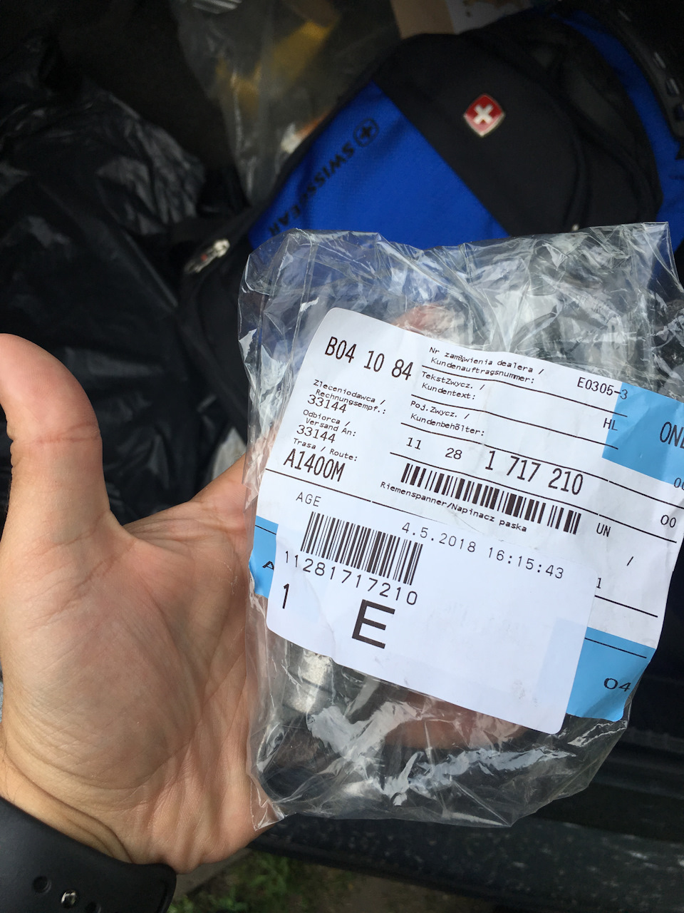 11281717210 Натяжитель ремня BMW | Запчасти на DRIVE2