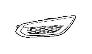 31290981 Левая решётка переднего бампера (grille (left, front)) Volvo ...