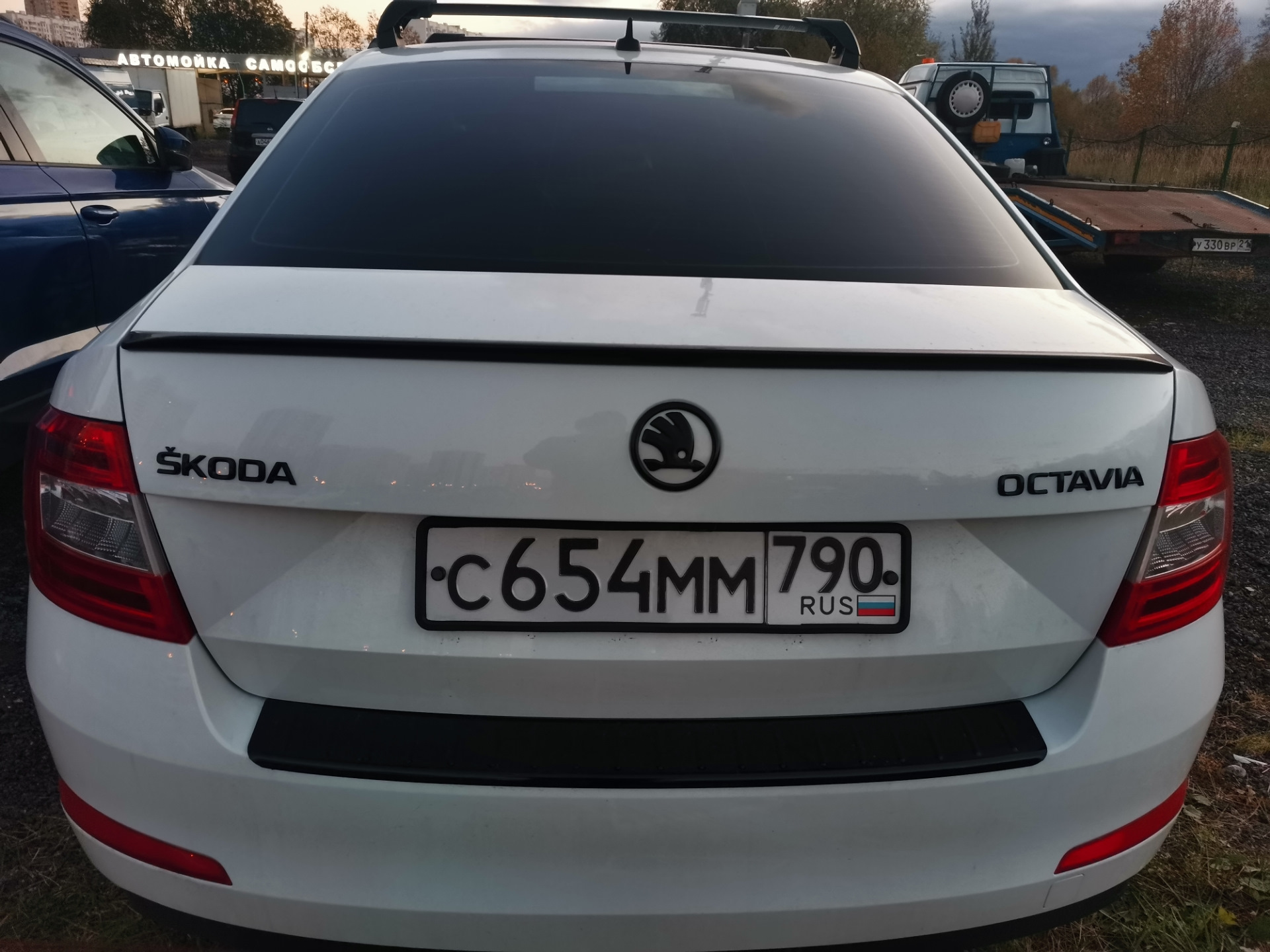 Спойлер — Skoda Octavia A7 Mk3, 1,6 л, 2016 года | аксессуары | DRIVE2