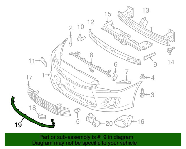 6402A402 Нижний молдинг Mitsubishi | Запчасти на DRIVE2