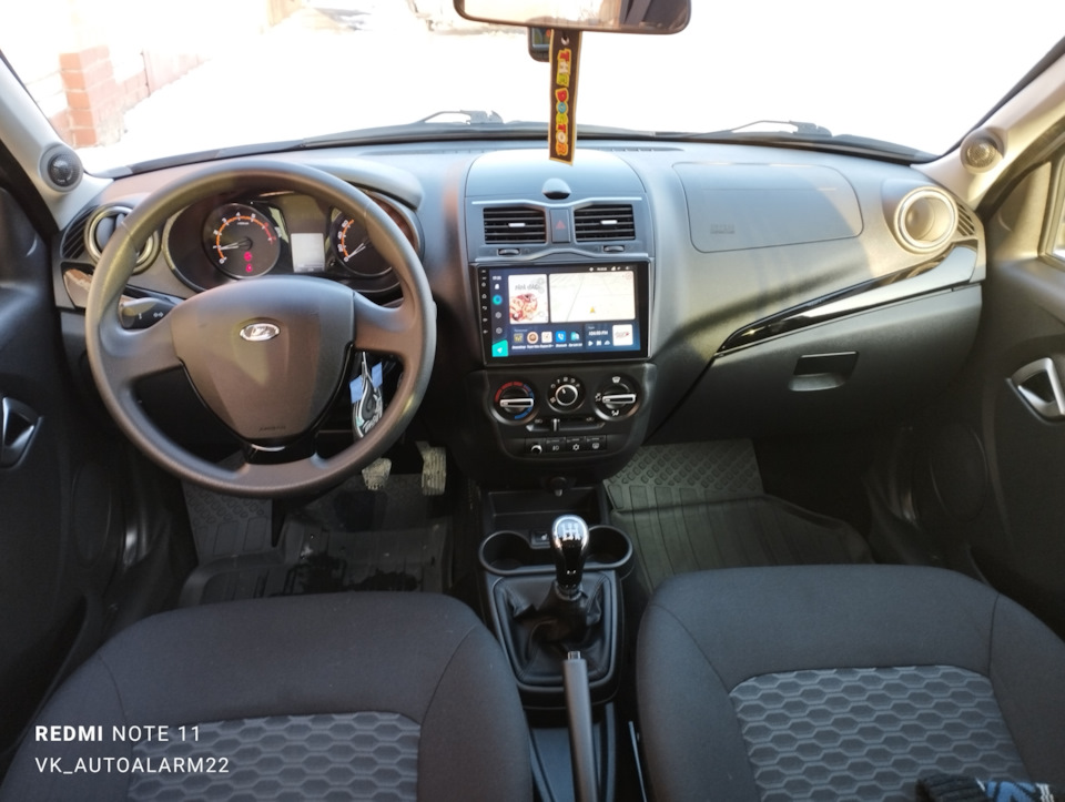 Элементы салона черный глянец! — Lada Гранта (2G) FL, 1,6 л, 2021 года ...