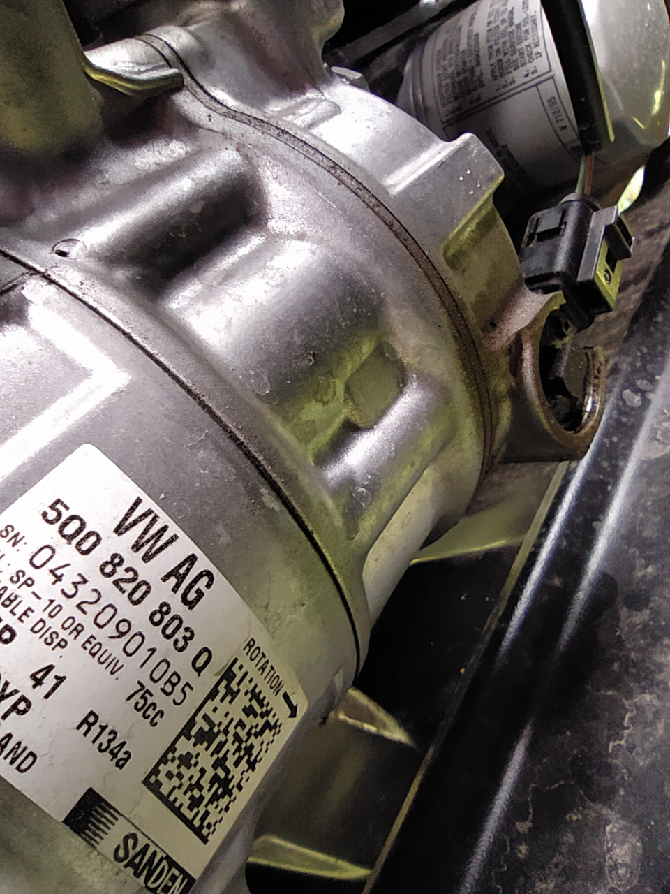 5Q0820803Q Компрессор климатической установки VAG | Запчасти на DRIVE2