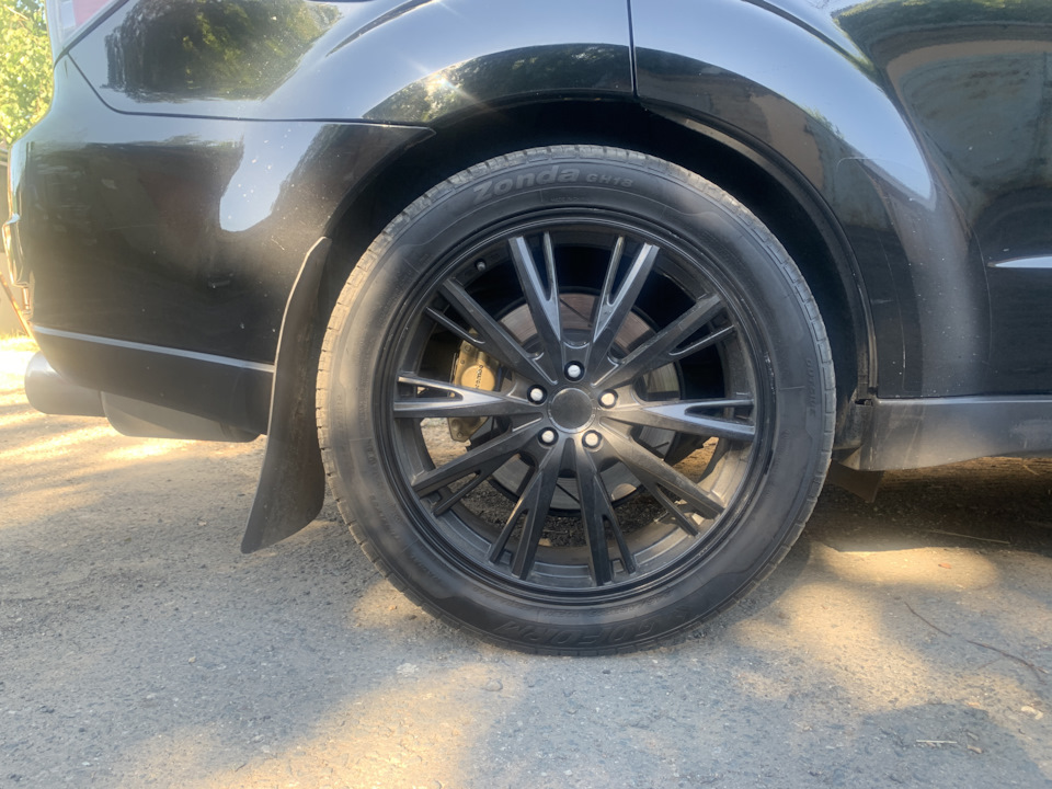 Летняя резина 245/45-19 — Subaru Forester (SH), 2,5 л, 2008 года | шины ...