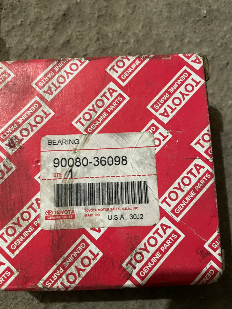 9008036098 Подшипник ступицы внутренний OEM TOYOTA LEXUS | Запчасти на ...