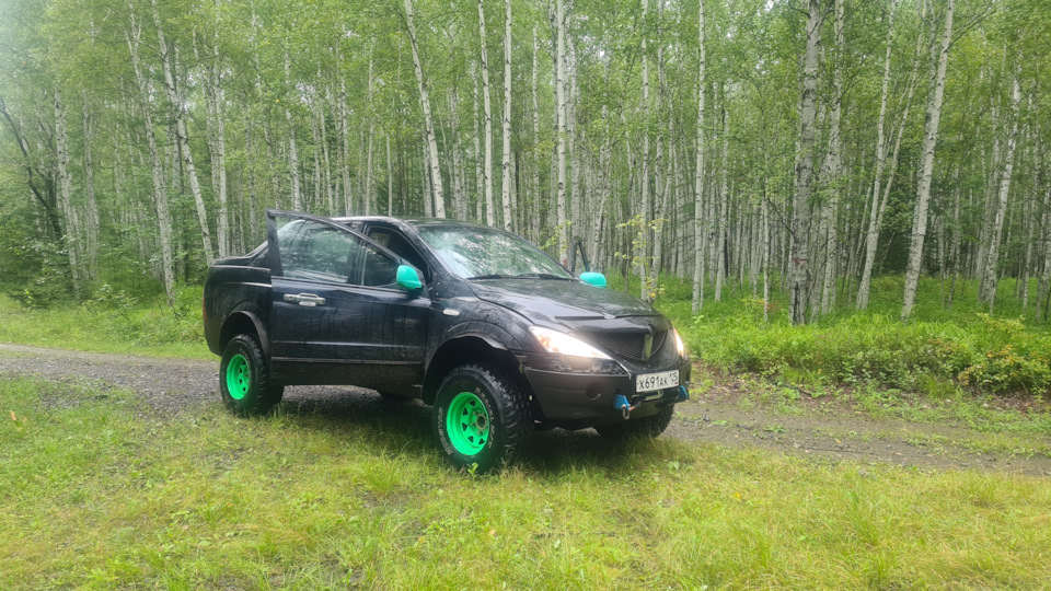 SsangYong Actyon Sports (1G) 2.0 дизельный 2007 | 33×12.5 R15 на DRIVE2