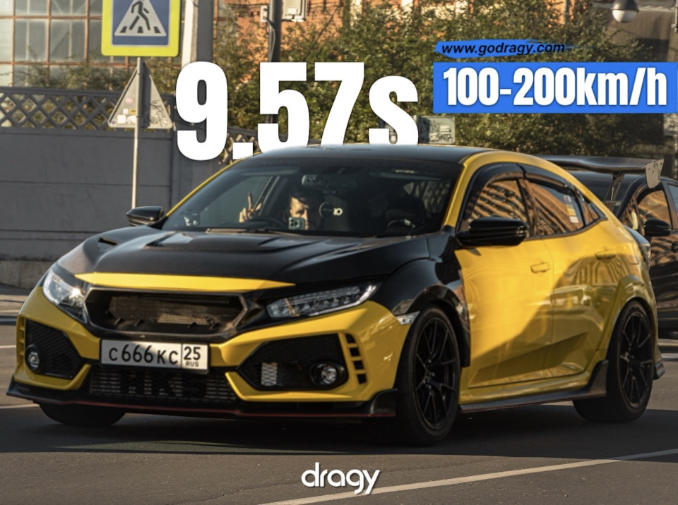 38. 100-200 v3 — Honda Civic Type R (5G), 2 л, 2018 года | просто так ...