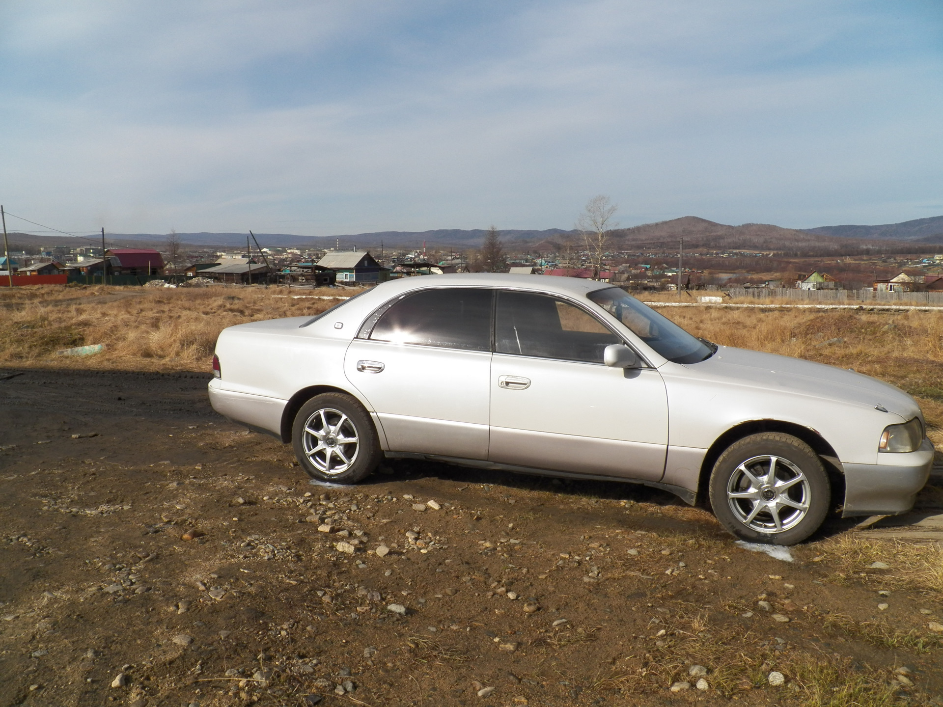 На зиму колеса! — Toyota Crown Majesta (S140), 3 л, 1994 года | колёсные диски | DRIVE2