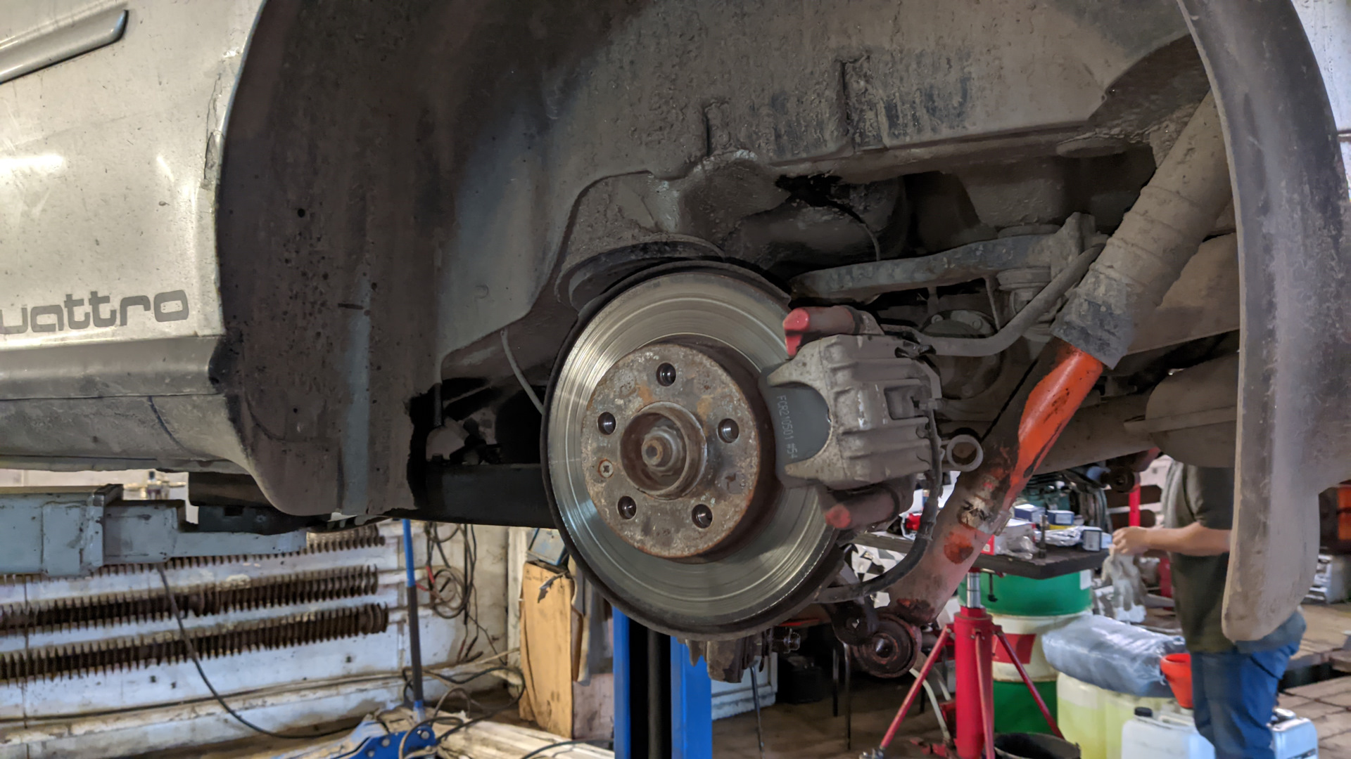 Задние 256 тормоза от S3 8L. — Audi A3 (8L), 1,8 л, 2001 года | тюнинг ...