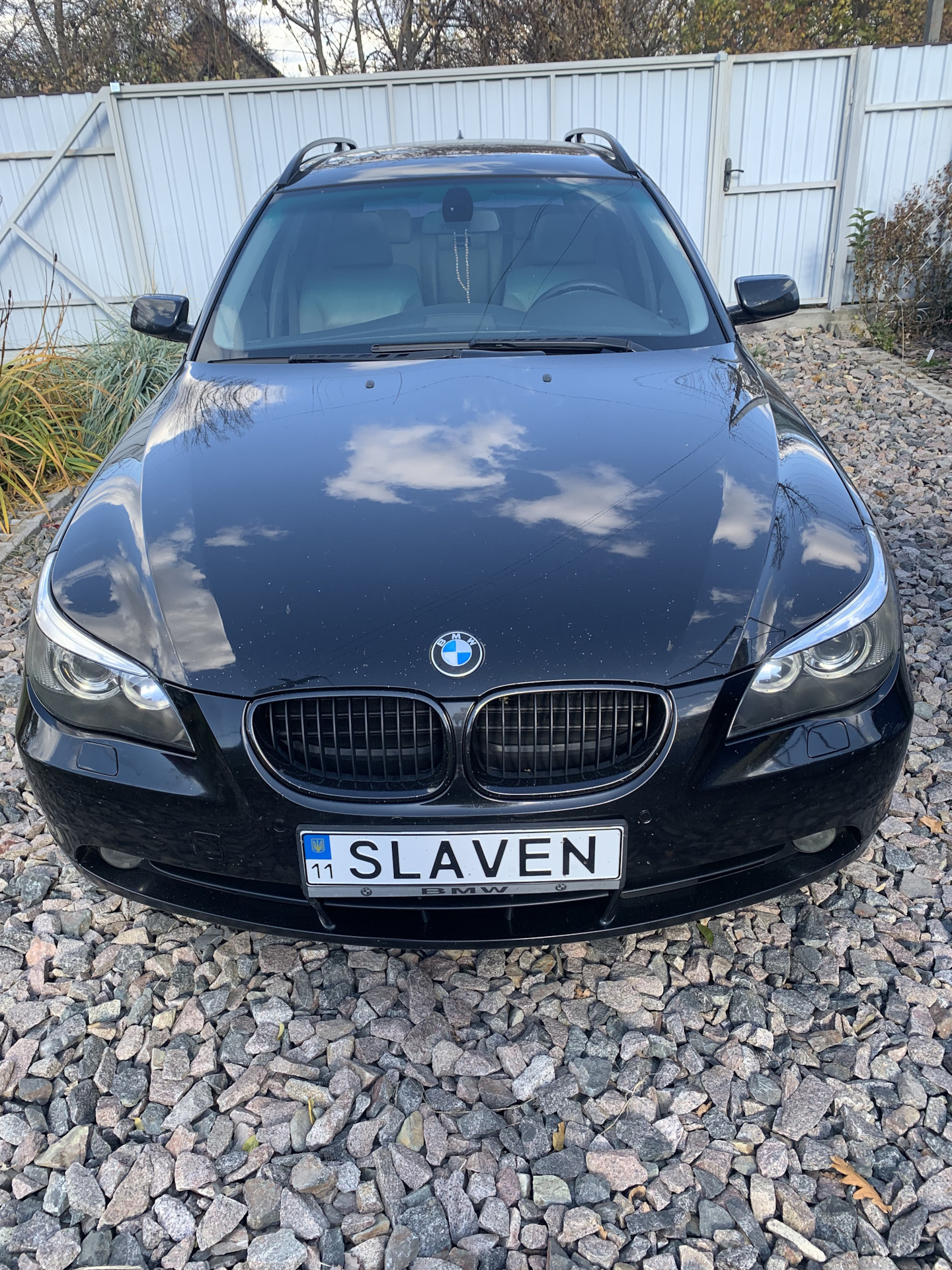 Растонировал передние фары — BMW 5 series (E60), 2,5 л, 2004 года ...