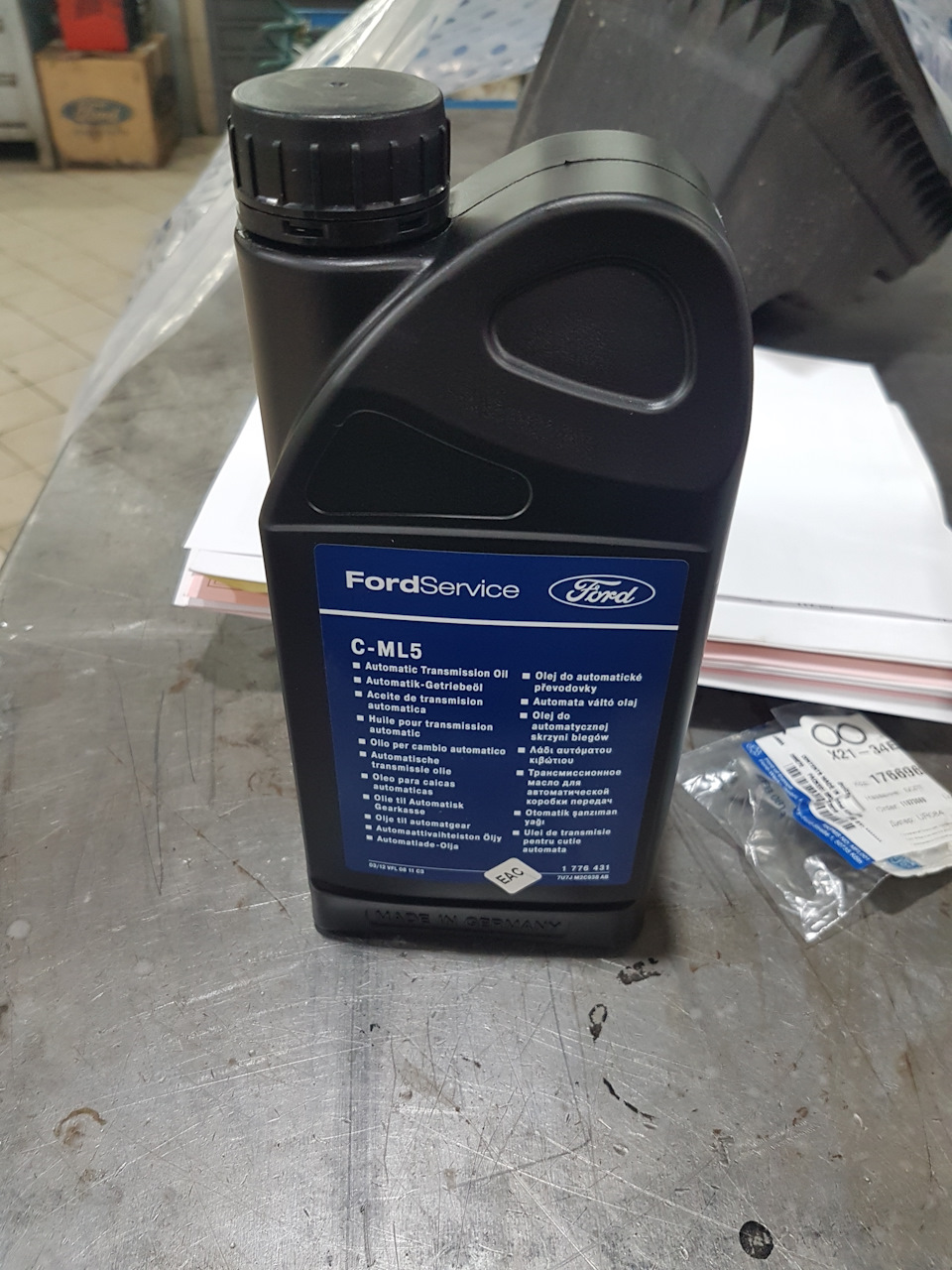 1776431 Жидкость трансмиссионная (красная) 1л Ford | Запчасти на DRIVE2