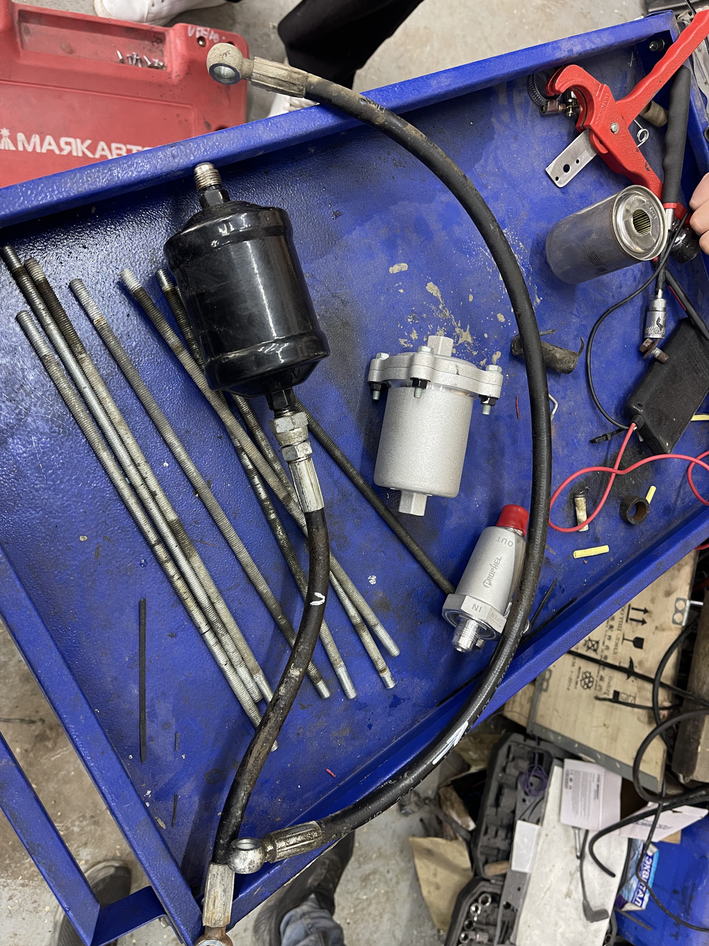 Система фильтрации ГБО 6 — Infiniti QX80, 5,6 л, 2015 года | своими ...