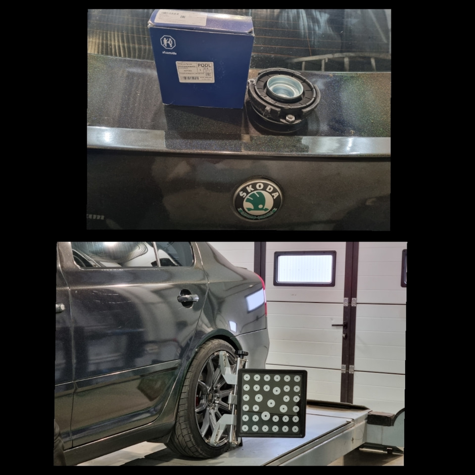 ️🚘🛠Замена опор и подшипников опор передней стойки амортизатора (skoda ...