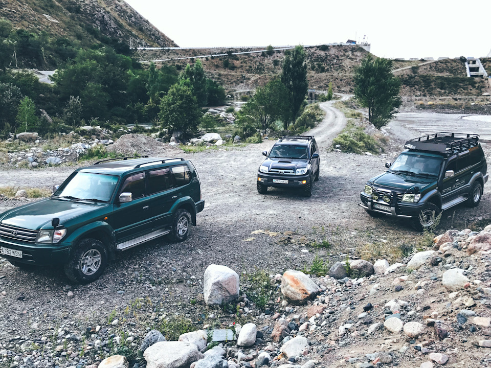 Выходные в разгаре👍 (Tplus где ваше качество?) — Toyota Land Cruiser Prado 90-series, 3 л, 1996 ...