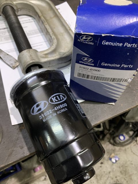 319224H900 Топливный фильтр двигателя KIA HYUNDAI | Запчасти на DRIVE2