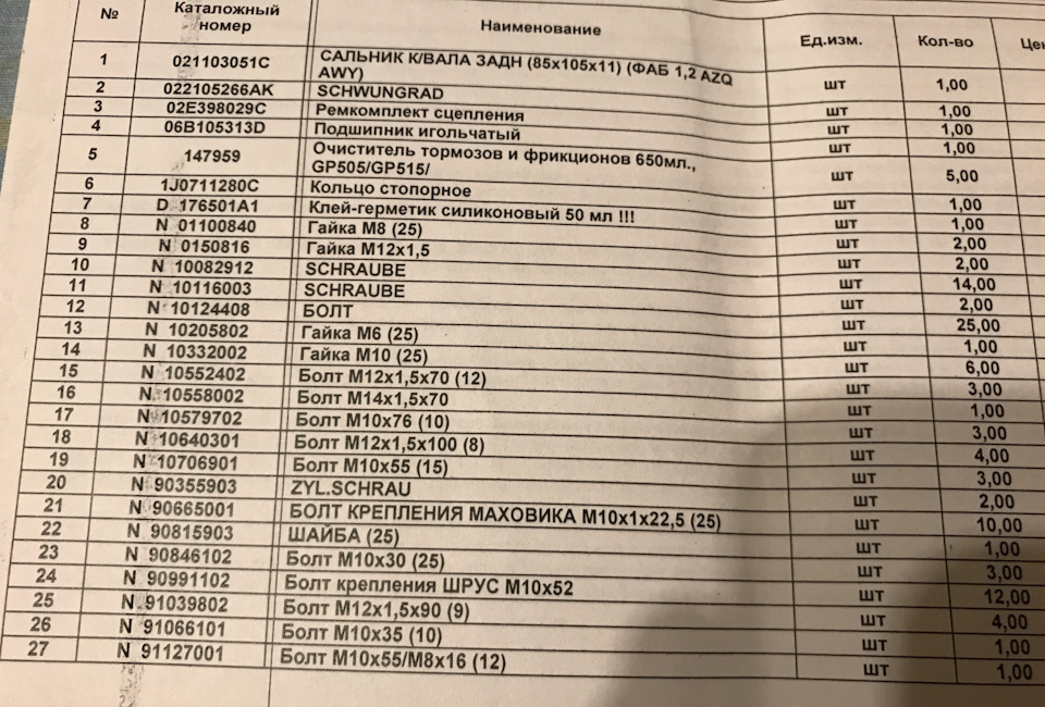 N10706901 Болт VAG | Запчасти на DRIVE2