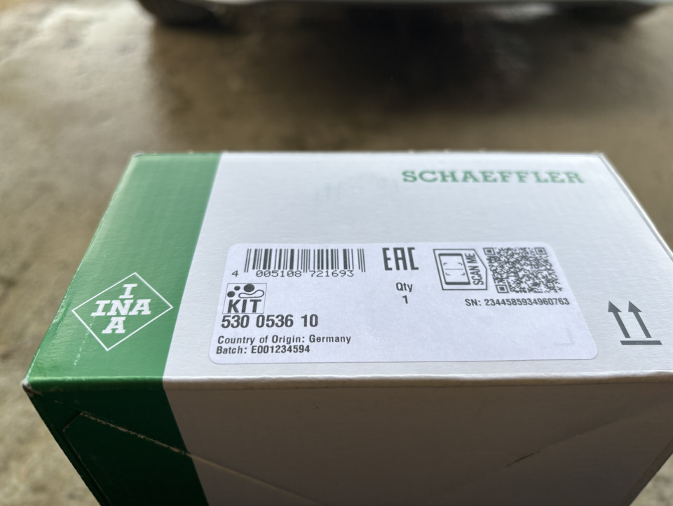 530053610 Комплект ремня ГРМ INA | Запчасти на DRIVE2