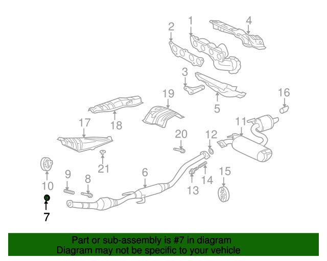 1745122050 Кольцо глушителя конус TOYOTA COROLLA RUNX/ALLEX/CELICA ...