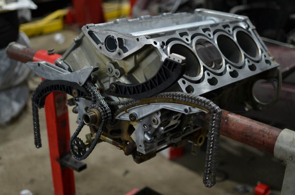 Освежил N62B44 замена цепей ГРМ полным комплектом — BMW 6 series (E63 ...