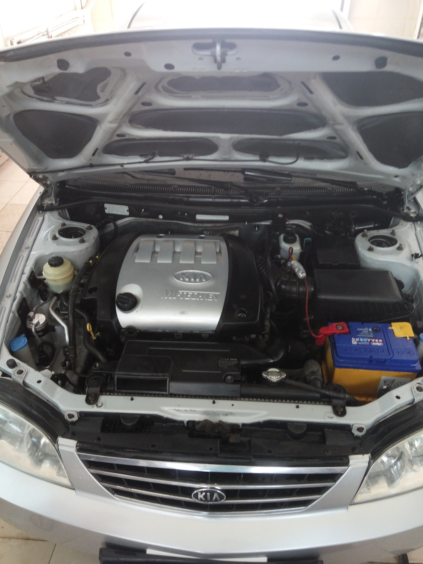 Мойка двигателя — KIA Spectra, 1,6 л, 2007 года | мойка | DRIVE2