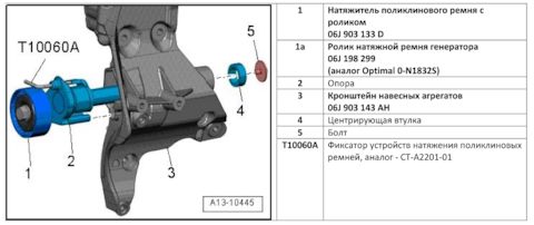 T10060A МОНТАЖНЫЙ ИНСТРУМЕНТ, ЗУБЧАТЫЙ РЕМЕНЬ VAG | Запчасти на DRIVE2