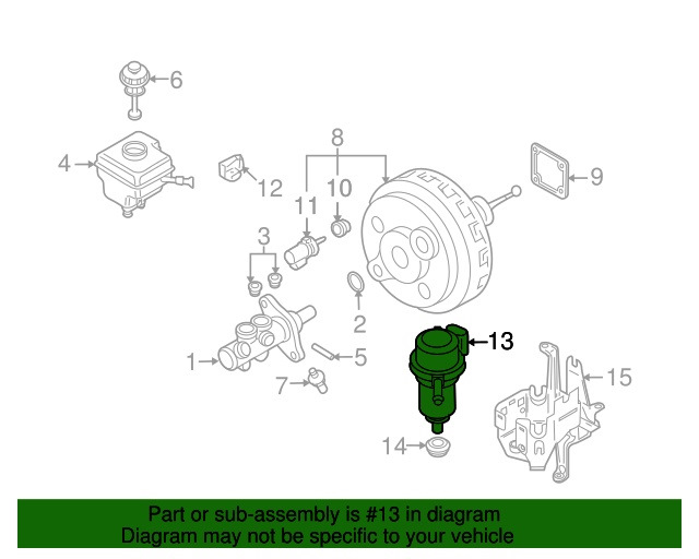 8E0927317F Насос вакуумный Audi VAG | Запчасти на DRIVE2
