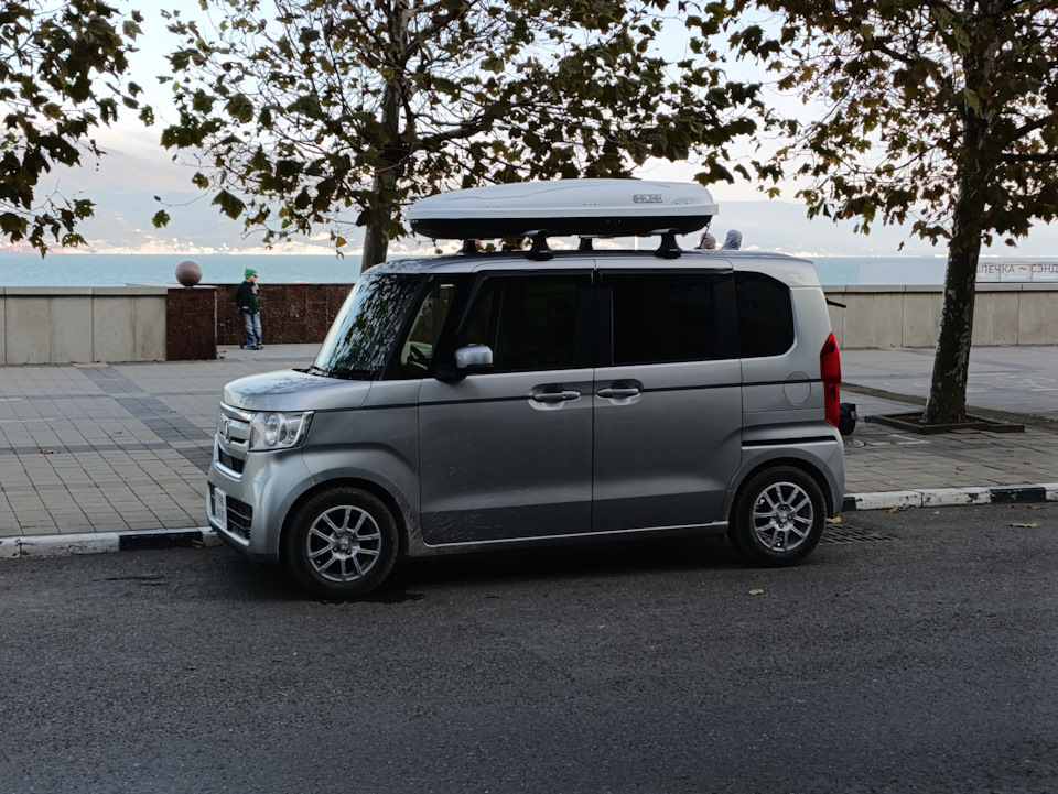 Бокс на крышу N Box — Honda N-Box (2G), 0,7 л, 2020 года | стайлинг | DRIVE2