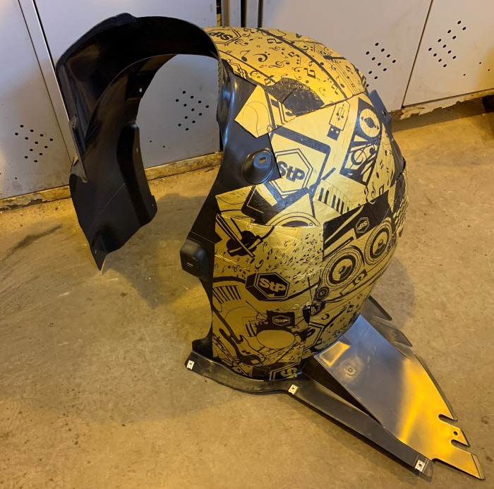 77. Замена передних подкрылок. Вибра на подкрылки. Термозащита выхлопа ...