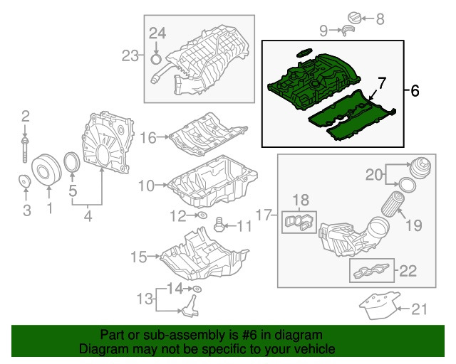 11127611278 Крышка головки блока цилиндров BMW | Запчасти на DRIVE2