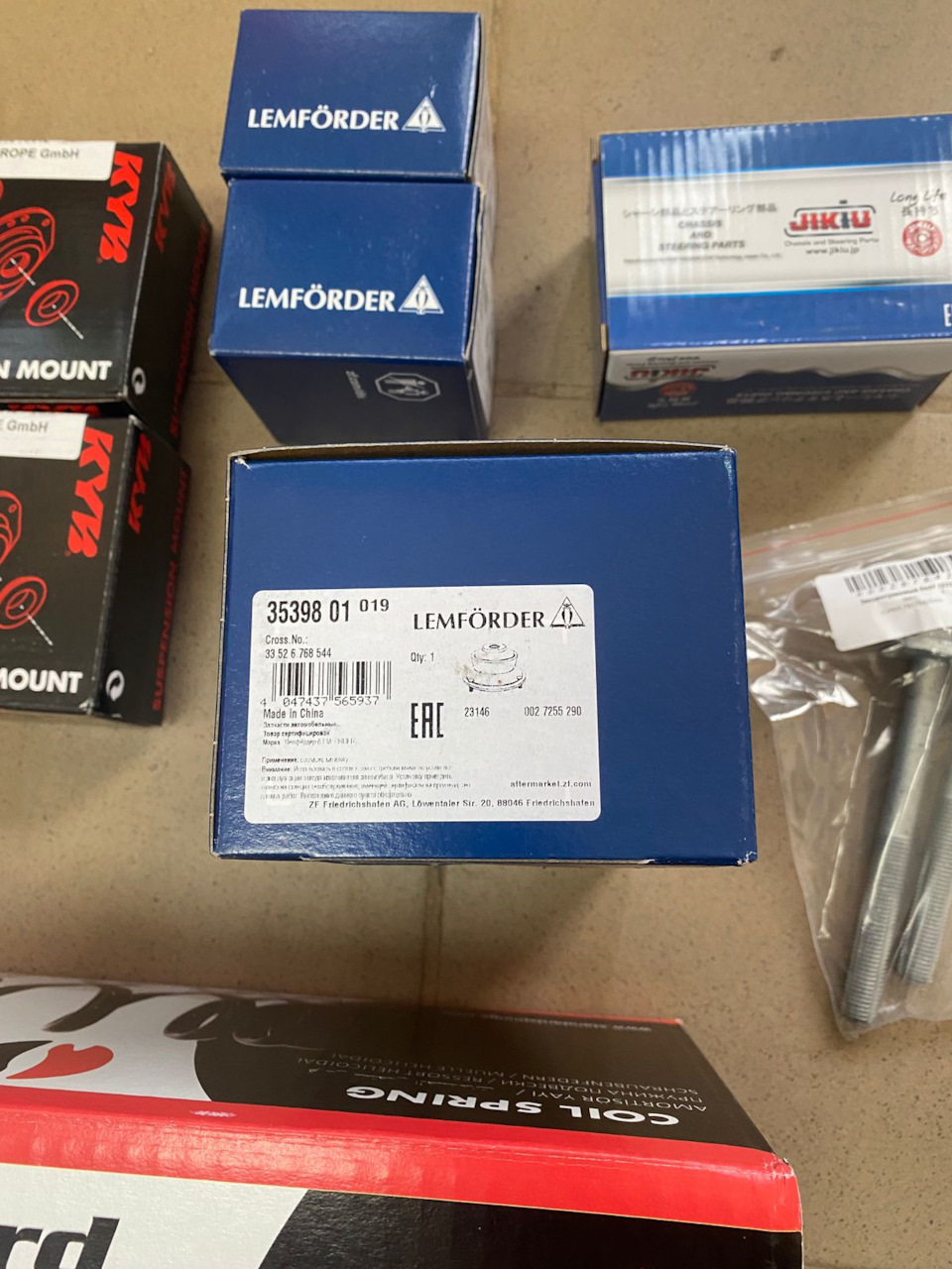 3539801 Опора стойки амортизатора LEMFORDER | Запчасти на DRIVE2