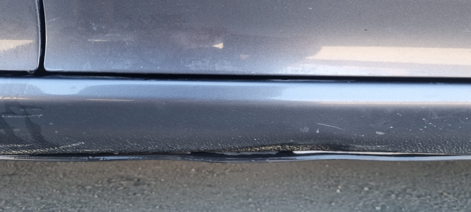 Порог, выпрямление. — Toyota Corolla (140/150), 1,6 л, 2012 года ...