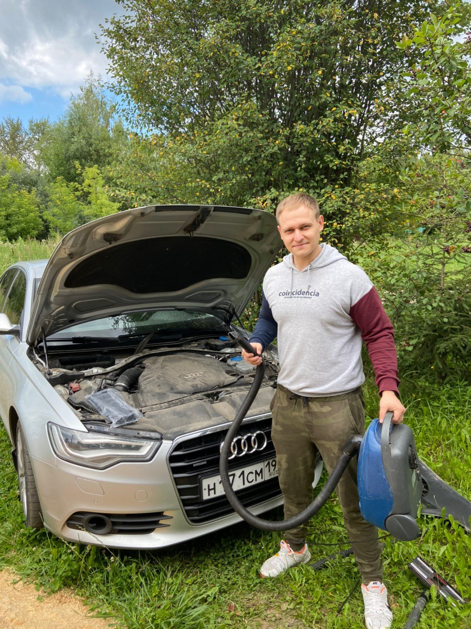 16. Дополнительный салонный фильтр — Audi A6 (C7), 3 л, 2011 года ...