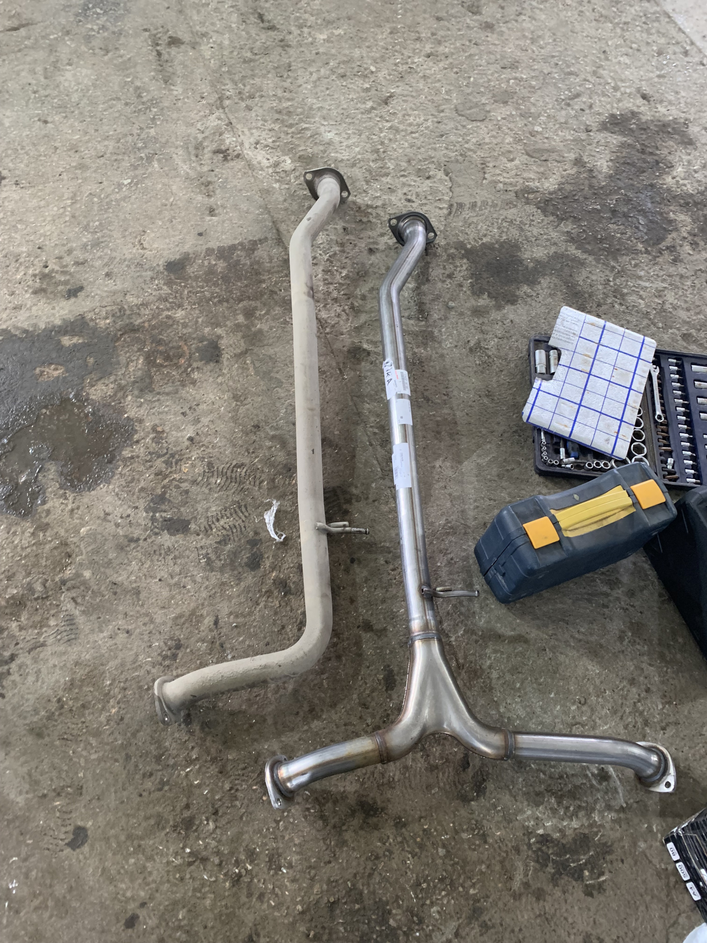 Правильный раздвоенный выхлоп Camry 70 с двигателем 2.5 — Toyota Camry ...