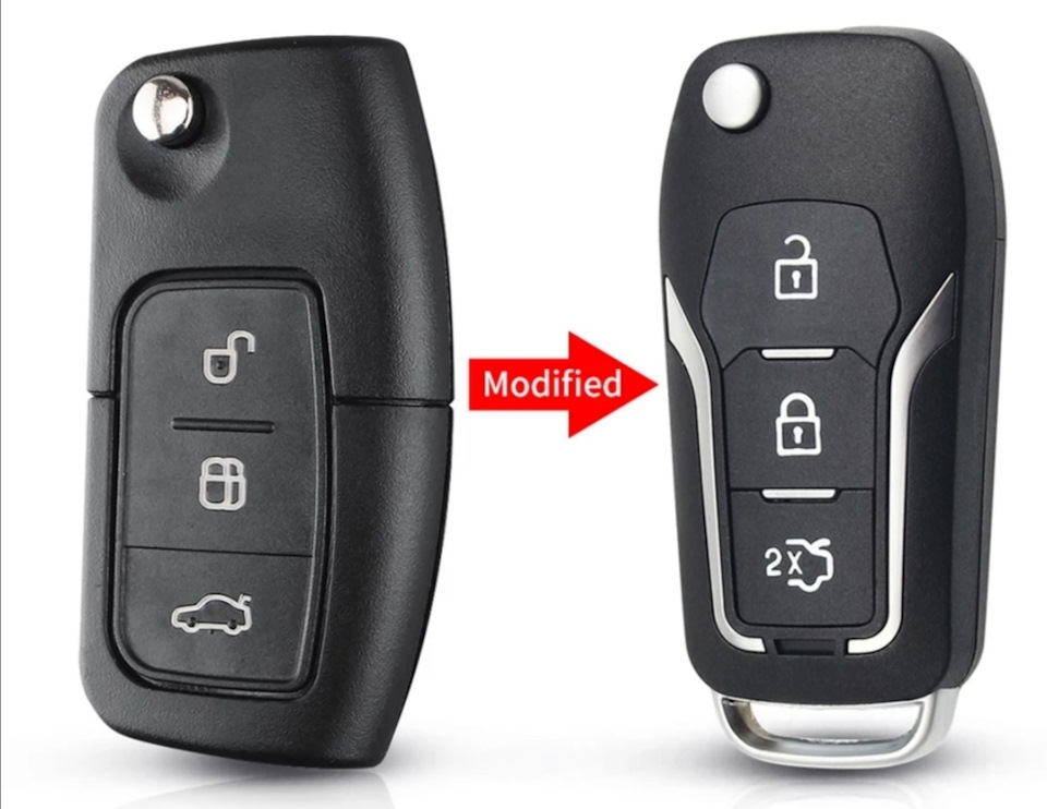 Второй трёх-кнопочный ключ — Ford Focus II Wagon, 2 л, 2006 года ...