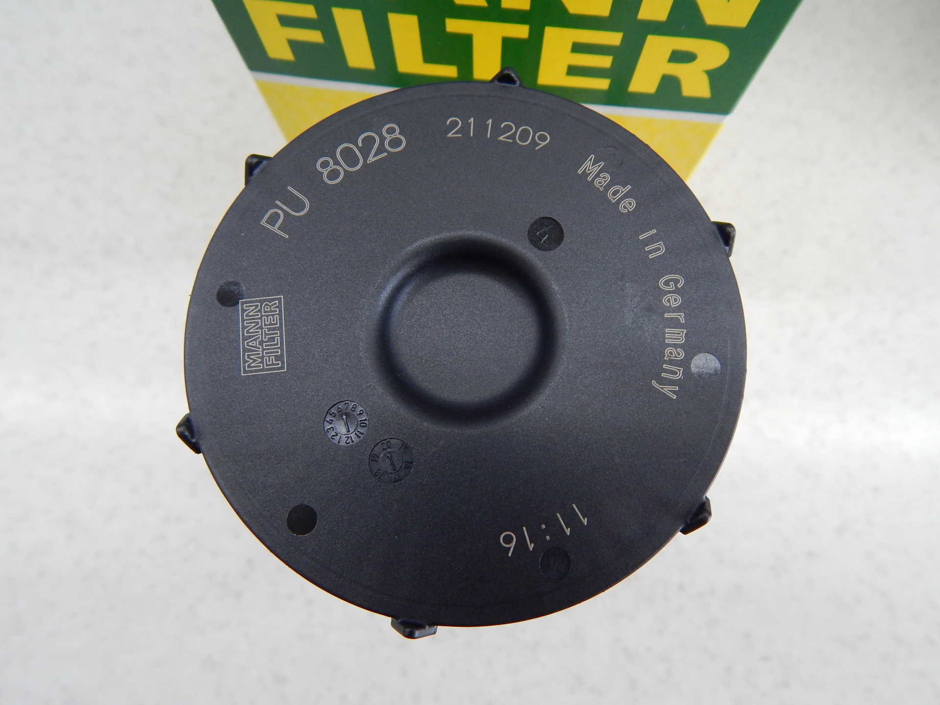 Топливный фильтр MANN PU 8028 — SEAT Leon (Mk III), 1,6 л, 2015 года ...